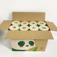 China Portable RV Toilet Paper Roll Strong Oil Absorption Recycled Soft Toilet Paper with Plain Embossing for sale
