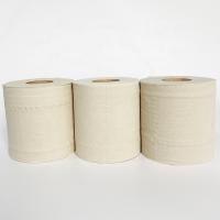 China No Fluorescent Agent Eco-Friendly ISO9001 Certified 14.5 GSM Standard Roll Bamboo Pulp Millennial Jumbo Toilet Paper for sale