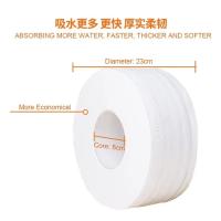 China Wholesale Reusable Kitchen Paper Towels Bamboo Fiber Virgin Bamboo Pulp Natural White Kitchen Roll Paper for sale