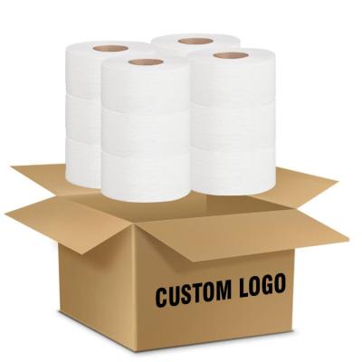 China Papel Higienico Jumbo 2ply 3ply Bamboo Jumbo Tissue Paper Roll for sale