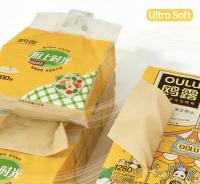 China Wholesale Unbleached Bamboo Pulp 3 Ply Eco-Friendly Absorbent Oil Absorption Kitchen Paper Towel for sale