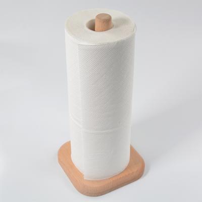 China Manufacturer Wholesale Strong Absorbent Sustainable 3 Ply Virgin Bamboo Pulp Kitchen Tissue Paper Towels Roll for sale