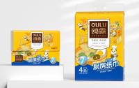 China Factory Wholesale Soft Large Bamboo Pulp Kitchen Roll Paper Original Facial Tissues for Household Cleaning Bag Tissue Style for sale