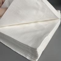 China Printed logo Eco Friendly Natural Cream Beige 33x33 Finger Food Napkin Tissue Shaped Paper for sale