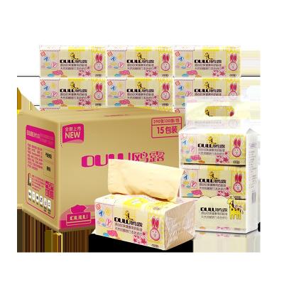 China Hot Sale Absorbent Soft Packed Paper Facial Tissue Customized logo Facial Tissue for sale