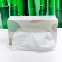 China Hot Selling High-quality Absorbent and Soft 100% Virgin 3-layer Bamboo Pulp Customizable Box Tissue Facial Tissue 135 Sheets/Box for sale