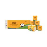 China Wholesale Customized 100% Virgin Bamboo Pulp Natural Color Soft Facial Tissue Roll 2/3/4 Ply Options Available Soft Plastic Pack for sale