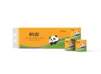 China Wholesale Customized 100% Virgin Bamboo Pulp Natural Color Soft Facial Tissue Roll 2/3/4 Ply Options Available Soft Plastic Pack for sale