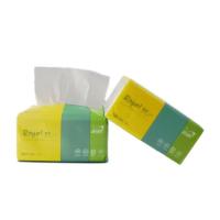 China Customized High Quality Eco-Friendly Ultra-Soft Bamboo Facial Tissues 4 Ply White Paper Diamond Embossed Box Personalized Logo for sale