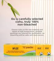 China Factory Wholesale Comfortable Stylish Bamboo Wood Pulp Facial Tissues 2ply 3ply 4ply Cheap Printed Box Soft Comfortable for sale