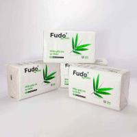 China Custom Logo 2 Ply Facial Tissue Eco-Friendly and Soft Natural Color Embossed Box Style for sale