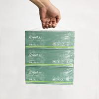 China High quality unbleached natural color oem pocket box pack 2 ply facial tissue paper for sale