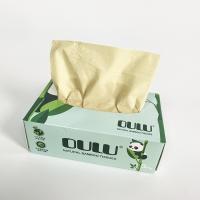 China High quality unbleached natural color oem pocket box pack 2 ply facial tissue paper for sale