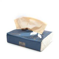 China Wholesale High Quality Office Unbleached ultra Soft 3 Ply Bulk Box Facial Tissue Paper for sale