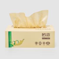 China Hot Selling Eco Friendly Tissue 2-4 Ply Unbleached Custom logo Facial Tissue Paper for sale