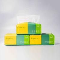 China Hot Selling Plastic Bag Soft Facial Tissue Strong Vigin Bamboo Pulp Custom Tissue Paper Facial Tissue for sale
