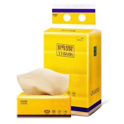 China Sinopec Group High Quality 100% Natural Bamboo OULU Brand Facial Tissue Paper for sale