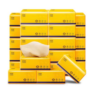 China OULU organic facial tissue soft packing custom bamboo pulp facial paper oem soft pack tissue 4 ply for sale