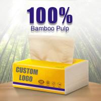 China Skin Friendly Ultra Soft Bamboo Facial Tissue 100% Virgin Bamboo Pulp Face Tissues for sale