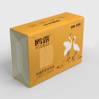 China Hot sale Chinese nature colour unbleached 2 ply bamboo paper soft packed facial tissue for sale