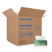 China High Quality Bamboo Facial Tissue Box 2 Ply 3 Ply Soft Facial Tissue for sale