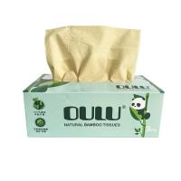 China Disposable 2ply Skin Care Soft Custom Box Facial Tissue Paper Natural Bamboo Pulp Facial Tissue for sale