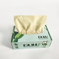 China Disposable 2ply Skin Care Soft Custom Box Facial Tissue Paper Natural Bamboo Pulp Facial Tissue for sale