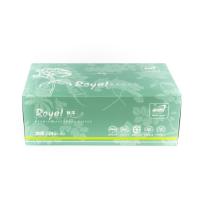 China FSC Proved Wholesale White Embossed Bamboo Box Facial Tissue Paper Customised Tissue Paper for sale