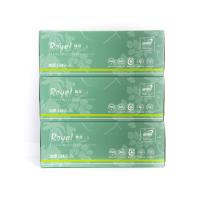 China Soft Printed Bamboo Facial Tissue Box Style for sale