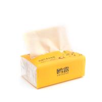 China OURRU Eco-friendly Facial Paper 100% Unbleached Bamboo Pulp Facial Tissue Paper for sale