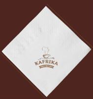 China Custom Restaurant Napkins 3-Ply Virgin Wood Pulp Facial Tissue Paper with Logo Printed Bag Style for Hotel Bar Cafe Use for sale