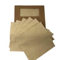 China 100% Virgin Bamboo Pulp White Color  Unbleached Custom Finger Food Paper Cocktail Napkins With logo for sale