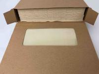 China 100% Virgin Bamboo Pulp White Color  Unbleached Custom Finger Food Paper Cocktail Napkins With logo for sale