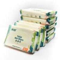 China Private Label Flushable Toilet Wipes Butt Cleaning Wipes Sanitary Wet Toilet Paper for sale