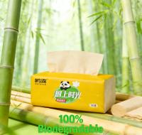 China High Quality 100% Virgin Bamboo Pulp Eco-Friendly Kitchen Paper Towels 2 Ply Soft Nature Absorbent Single Fold for Kitchen Use for sale