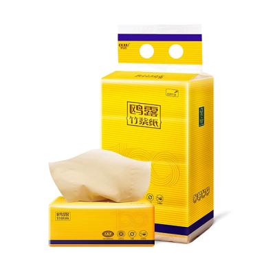 China Customizable 3-Ply Bamboo Pulp Soft Eco-Friendly Baby Care Facial Tissues Pocket Tissue Paper for Home & Travel Use for sale