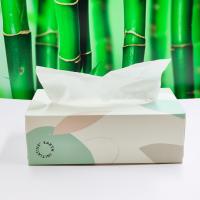 China OURRU Skin-Friendly Soft 2/3/4 Ply Box Tissue 100% Virgin Bamboo Pulp Facial Tissue Paper for Home Hotel Restaurant Use for sale