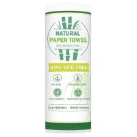 China Recyclable Eco-friendly for Certified OULU Brand Bamboo Pulp Reusable Soft and Strong 1/2 Ply Kitchen Paper Towels for sale