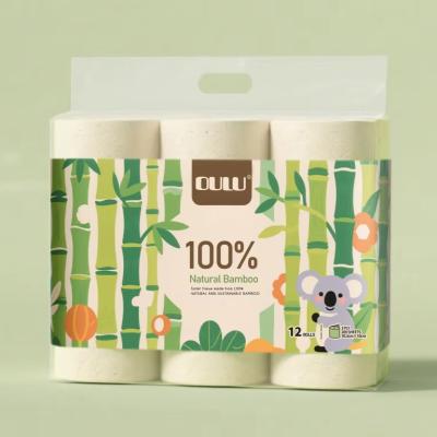 China Cheap Manufacturers Luxury Printed 3ply Jumbo Toilet Paper Soft Bulk Commercial Hotel Custom Logo for Hotels and Offices for sale