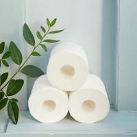 China Wholesale 2-Ply Luxury Toilet Roll with Custom Logo Bulk Jumbo Soft 3-Ply Commercial Toilet Tissues Cheap Option for sale