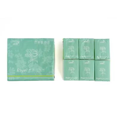 China Wholesale 3-Layer Pocket Handkerchief Printed Logo Facial Tissue Paper for sale
