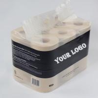China OEM Custom Logo 1/2/3/4 Layer Thick High Quality Washable Toilet Paper Rolls Soft Oversized Dot Box Packaging for Wholesale for sale