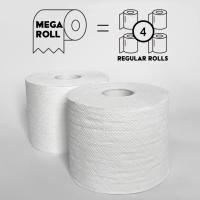 China High Quality Custom Package 2-3 Ply Soft Printed Core Bulk Bathroom Toilet Tissues Manufacturer's Biodegradable Roll Tissue for sale
