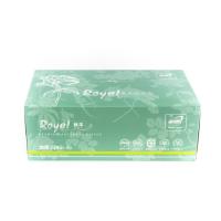 China Custom Printed Ecofriendly Office Virgin Bamboo Pulp White Color 2ply Pack Facial Tissue Paper for sale