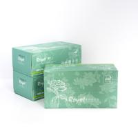China Customizable 4 Ply Facial Tissue Paper Natural Color Virgin Bamboo Pulp Portable Pocket Office Hotel Box Style for sale