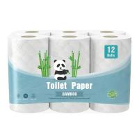 China Wholesale High-quality Customized 2-layer Bamboo Pulp Toilet Paper with Soft Printing Toilet Paper for sale
