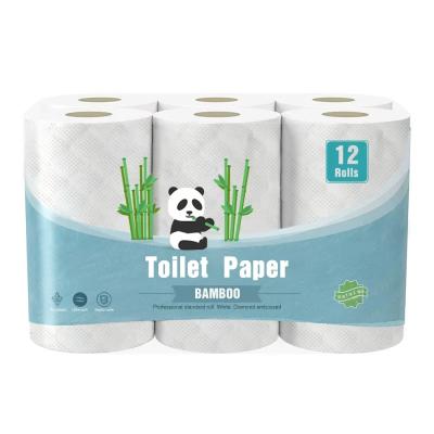 China Wholesale High-quality Customized 2-layer Bamboo Pulp Toilet Paper with Soft Printing Toilet Paper for sale