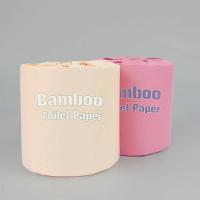 China High Quality Soft Virgin Bamboo Pulp 2-3 Ply Toilet Paper 2ply and 3ply Layers Wholesale Cheap for Bathroom Use for sale
