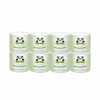 China High Quality Soft Virgin Bamboo Pulp 2-3 Ply Toilet Paper 2ply and 3ply Layers Wholesale Cheap for Bathroom Use for sale