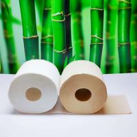 China Excellent Quality Natural Cream Beige 3 Ply Big Roll Hotel Bath Tissue Paper Toilet for sale